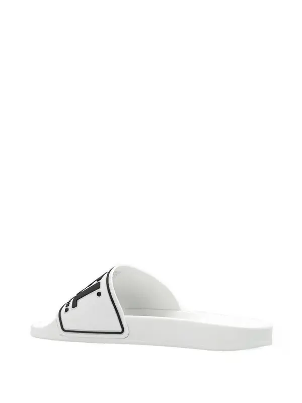DIESEL® Logo Print Slides - White