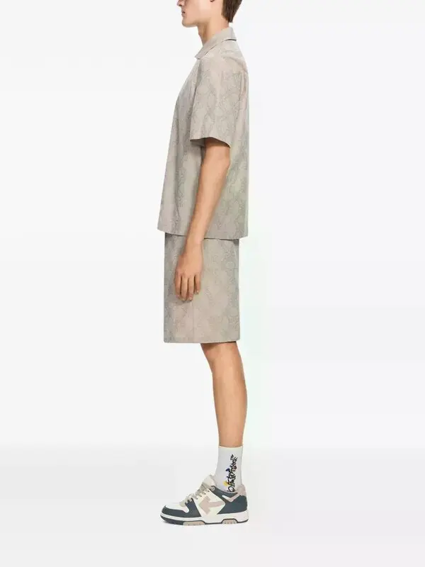 Off-White Arrow Monogram Bowling Shirt