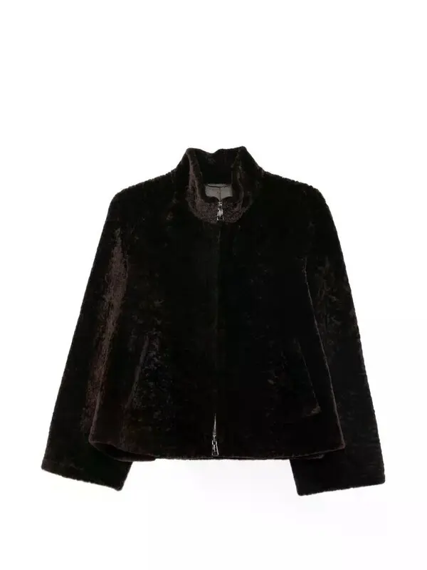 MANZONI 24 Zip-up Shearling Jacket
