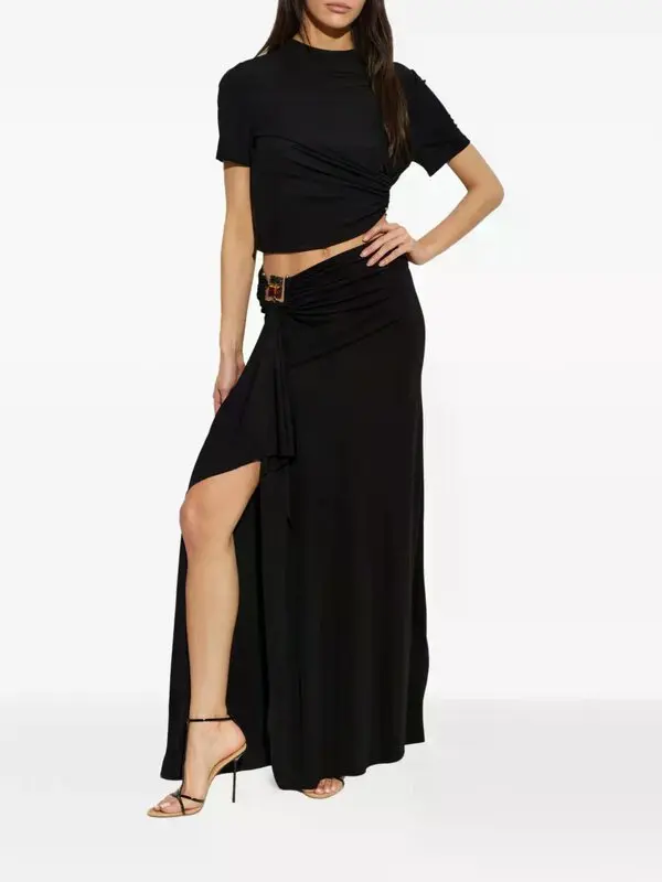 Christopher Esber Bezel Quartz Cascade Maxi Skirt