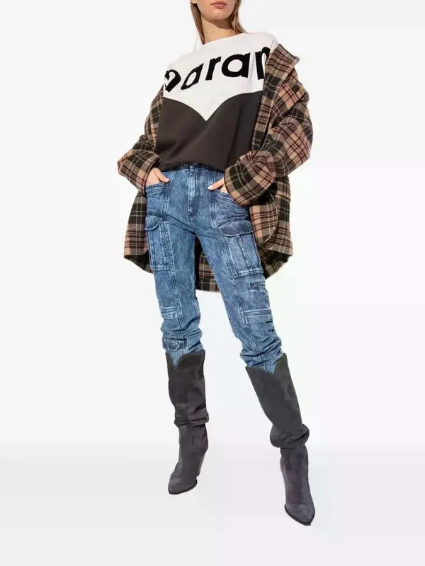 MARANT ETOILE Huston Logo-print Hoodie