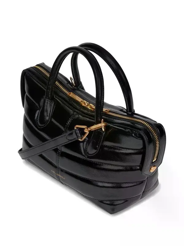 Karl Lagerfeld K/autograph Quilted Top Handle Bag