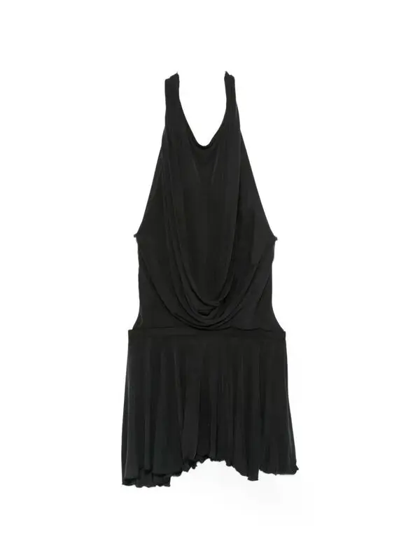 AYA MUSE Soma Draped Open-back Mini Dress
