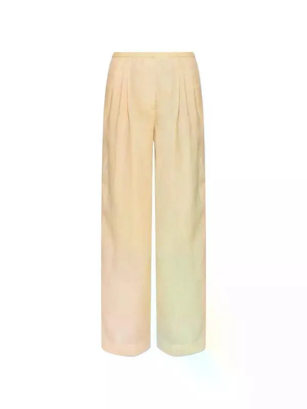 FORTE_FORTE Pleated-detail Linen Trousers - Neutrals