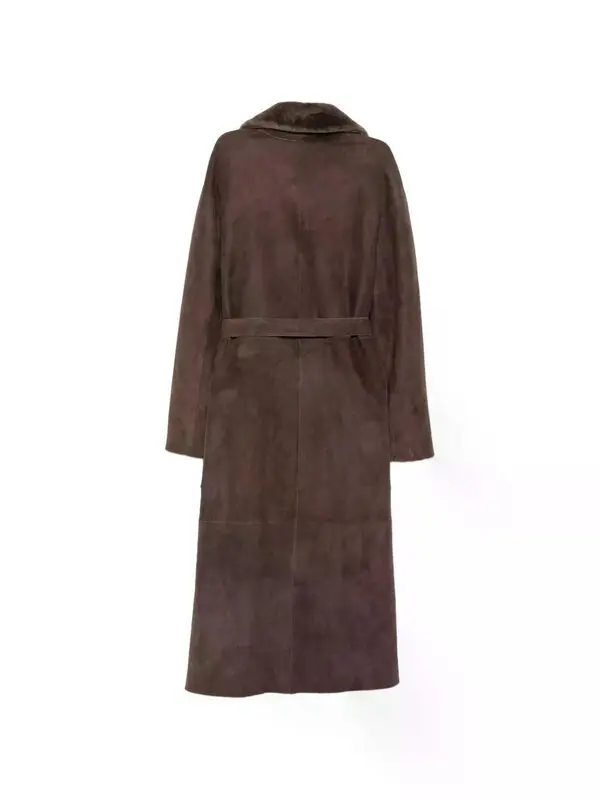 MANZONI 24 Belted Shearling Coat