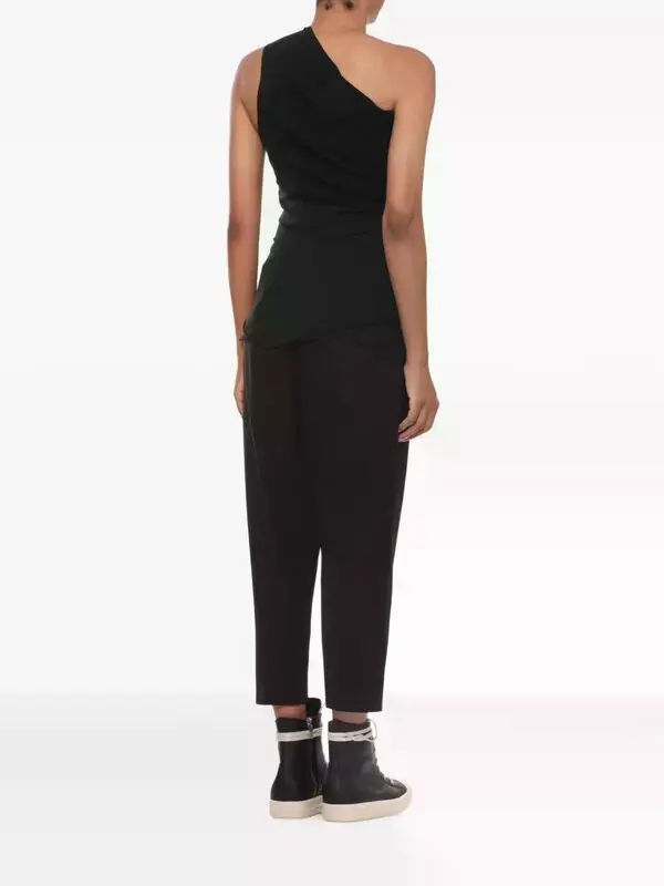 Rick Owens One-shoulder Draped Top