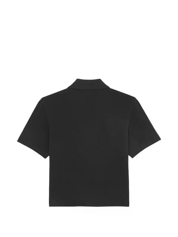 Saint Laurent Logo-embroidered Piqué Polo Shirt