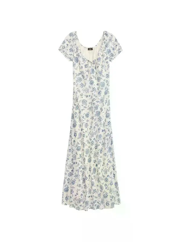 Ralph Lauren Floral-print Maxi Dress - White