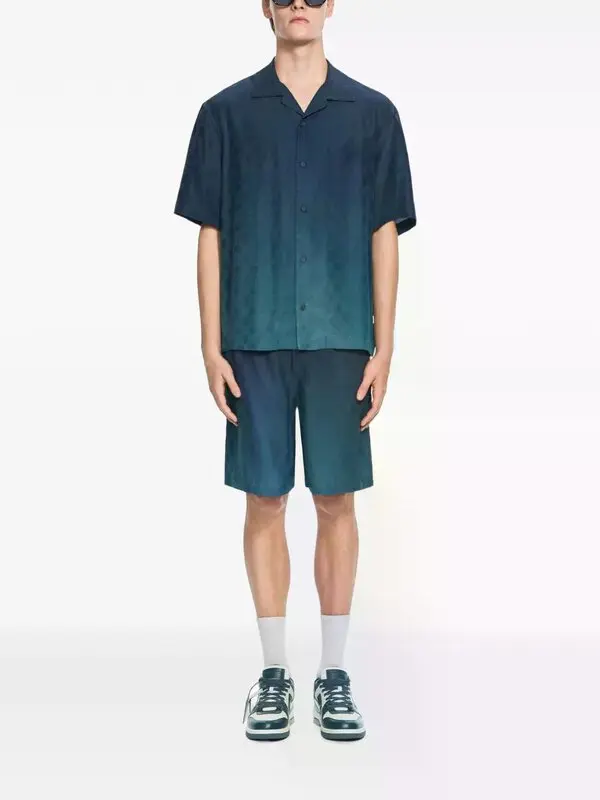 Off-White Arrow Monogram Jacquard Bowling Shirt
