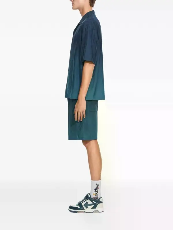 Off-White Arrow Monogram Jacquard Bowling Shirt