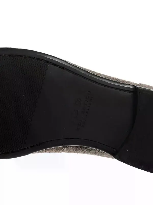 Corneliani Tassel Detail Suede Loafers