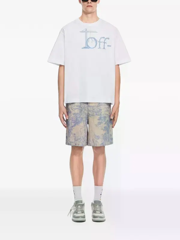 Off-White City Nature Poplin Bowling Shirt