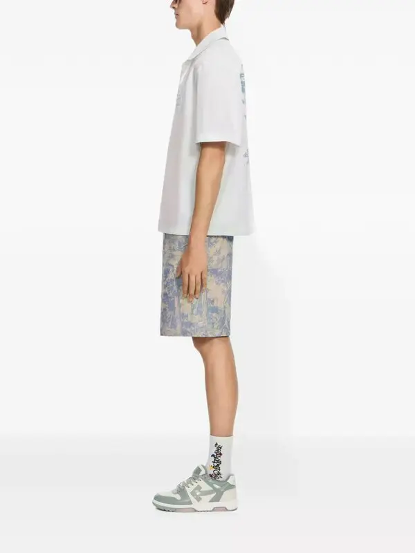Off-White City Nature Poplin Bowling Shirt