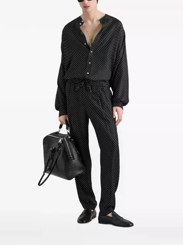 Dolce & Gabbana Polka-dot Silk Shirt