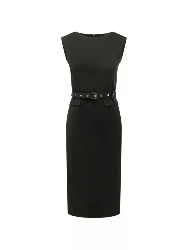 Pinko Belted Sleeveless Dress