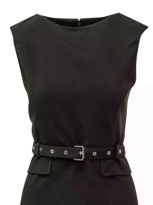 Pinko Belted Sleeveless Dress