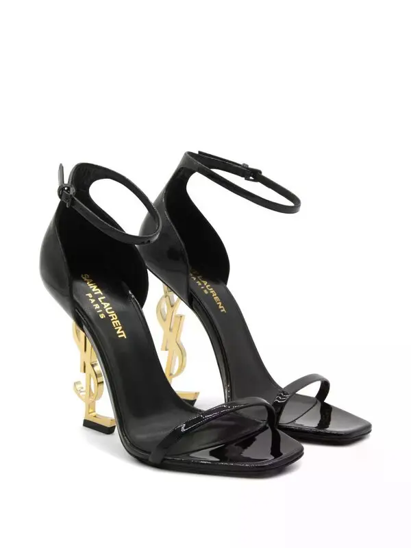 Saint Laurent Opyum Logo-heel Sandals