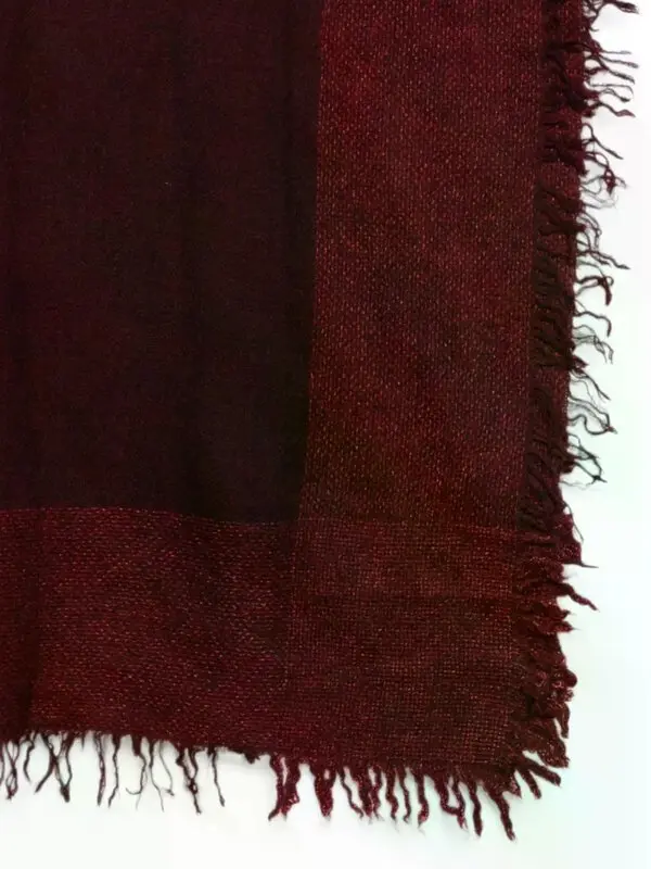 Faliero Sarti Isadora Frayed Scarf - Red