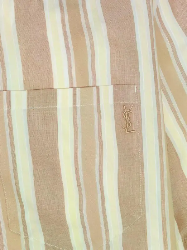 Saint Laurent Striped Cotton Shirt