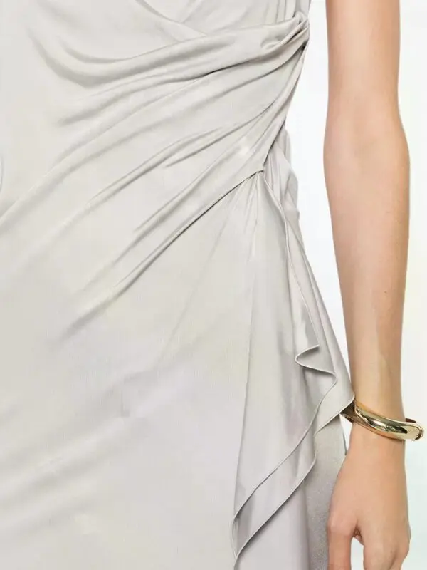 Versace Sleeveless Draped Gown