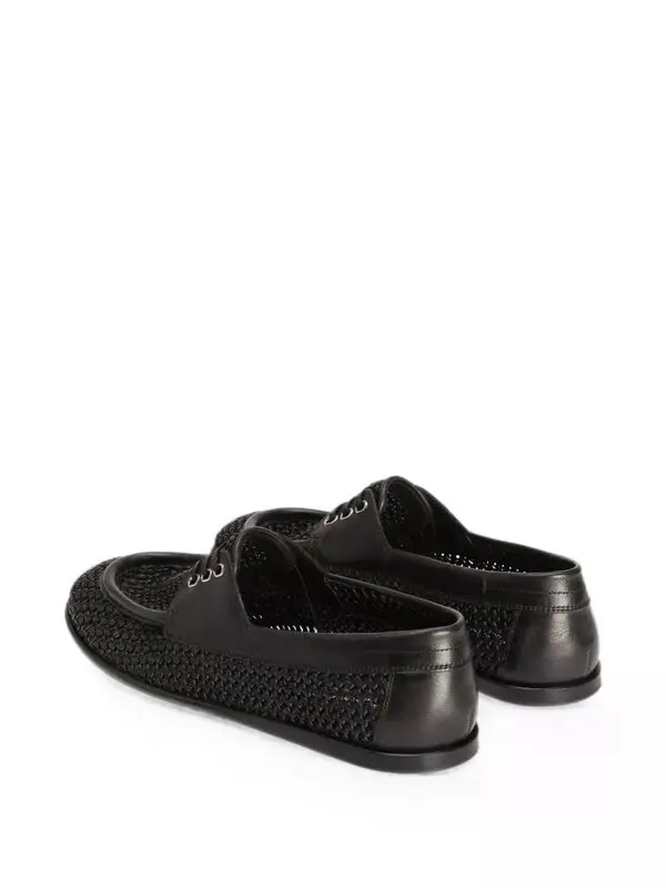 Dolce & Gabbana Derby Shoes In Raffia
