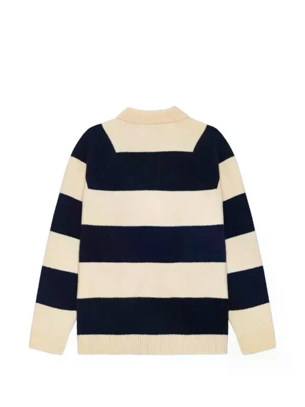 LES DEUX Striped Long-sleeve Sweater