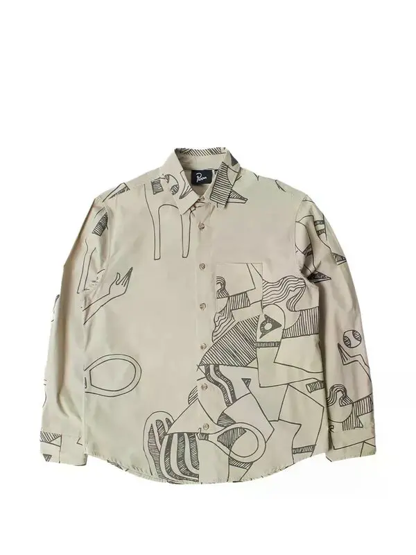 PARRA Pen-drawing Button-up Shirt