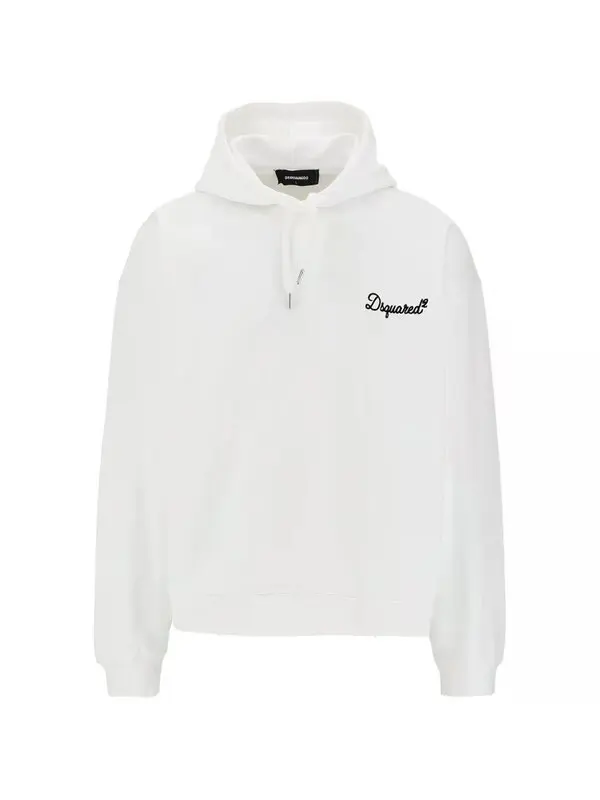 Dsquared2 Logo-embroidered Drawstring Hoodie