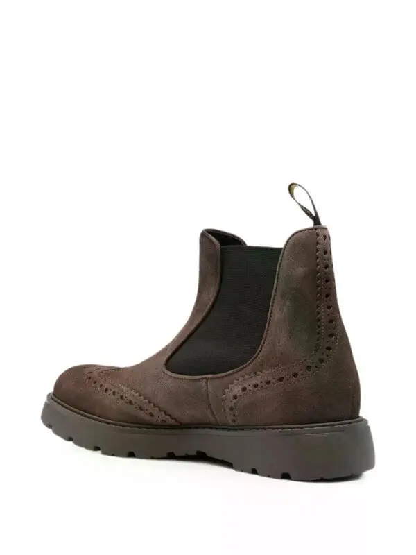 DOUCAL'S Brogue Detail Chelsea Boots