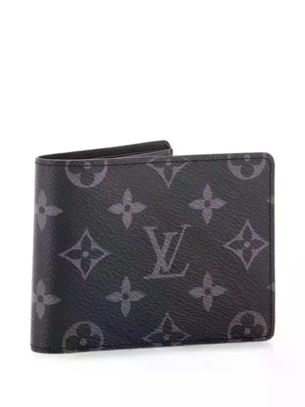 LOUIS VUITTON Slender Wallet Monogram Eclipse Canvas Small Wallets