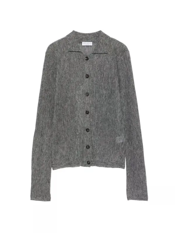 Brunello Cucinelli Ribbed-knit Button-up Cardigan