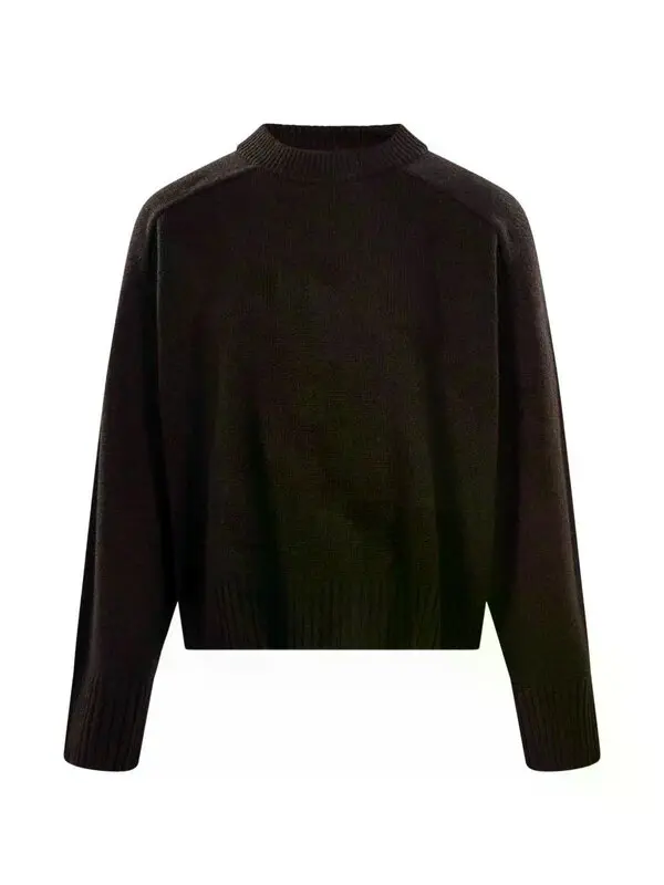 Soeur Ribbed-knit Raglan-sleeve Sweater - Brown