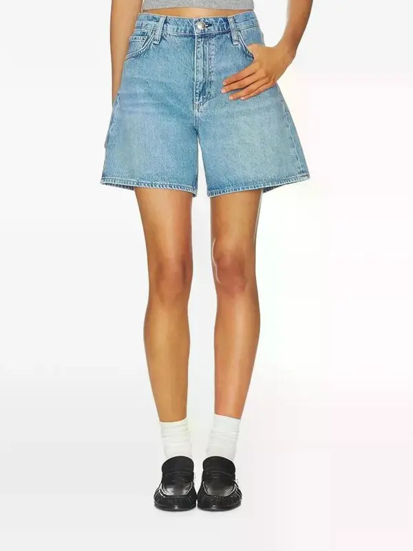 Rag & Bone Kaia Denim Knee-length Shorts - Blue