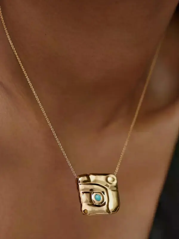 Monica Vinader Square-pendant Necklace