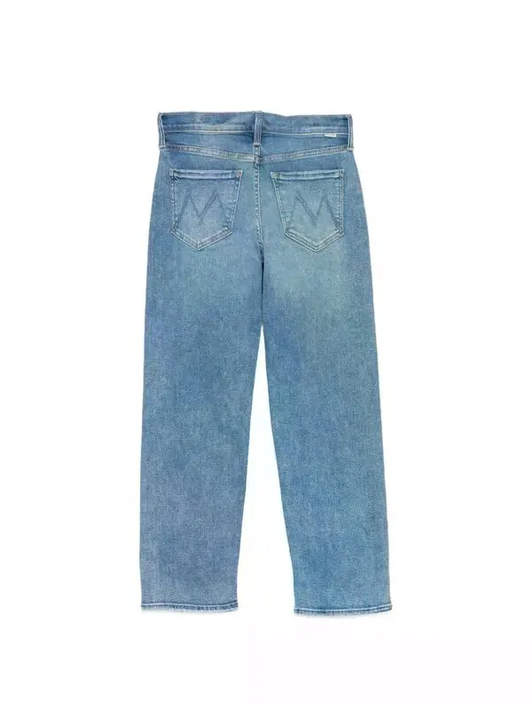 MOTHER Whiskered Faded-effect Jeans