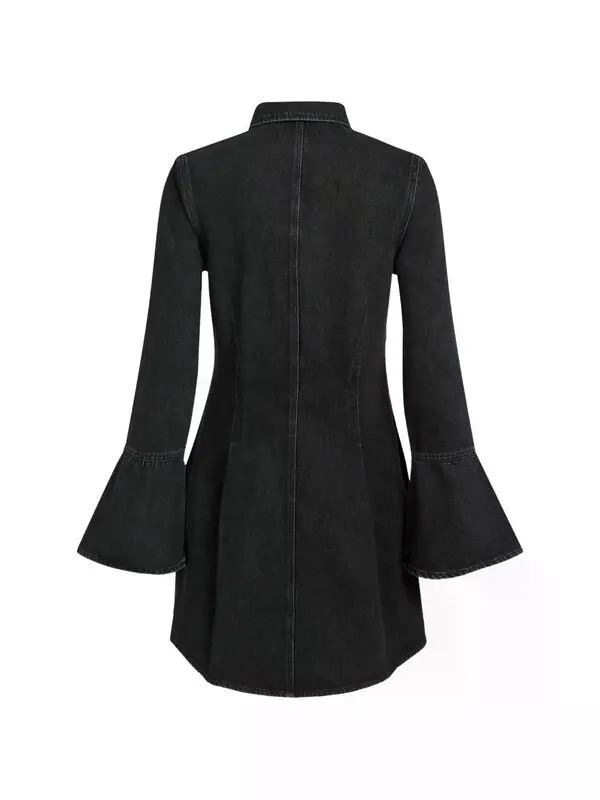 Karl Lagerfeld Denim Dress With Flared Sleeves