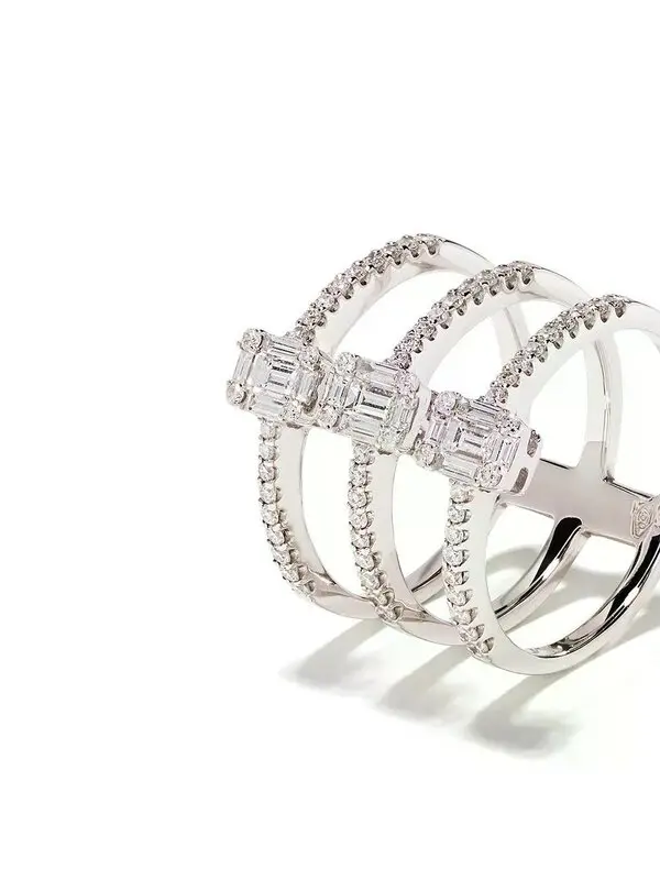 Yoko London 18kt White Gold Starlight Diamond Ring