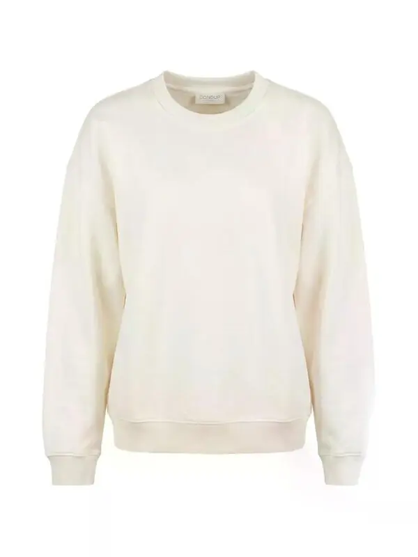 DONDUP Logo-embroidered Sweatshirt - Neutrals