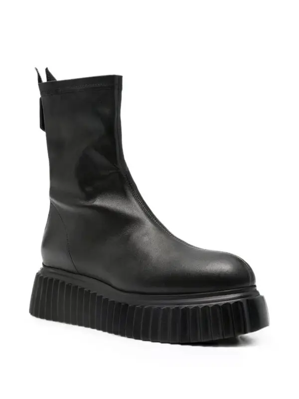 Agl Platform-heel Ankle Boots