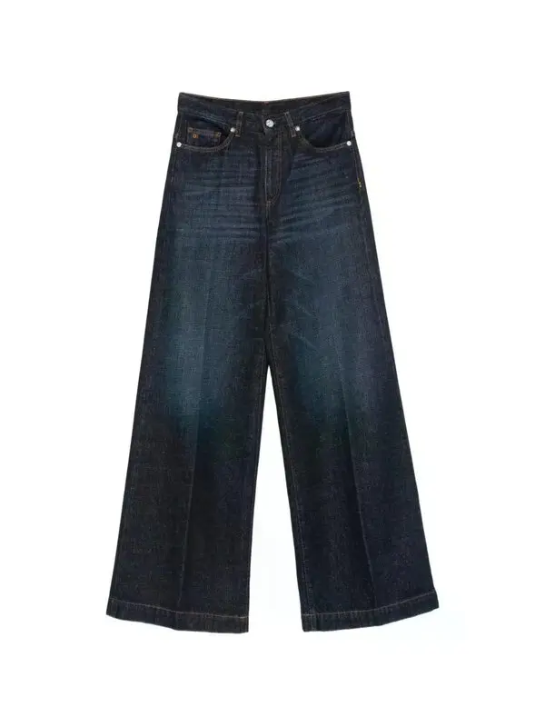 NINE:INTHE:MORNING Nadia Wide-leg Jeans - Blue
