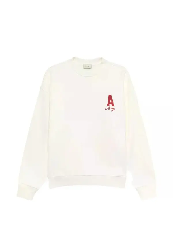 AUTRY Heritage Sweatshirt With Washed Effect - Neutrals