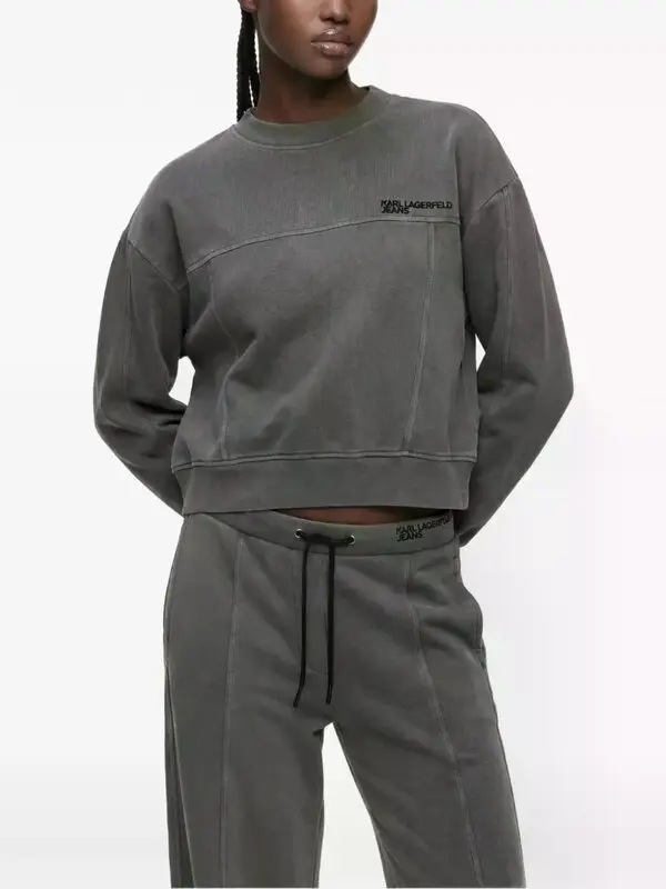 Karl Lagerfeld Boxy Washed Sweatshirt
