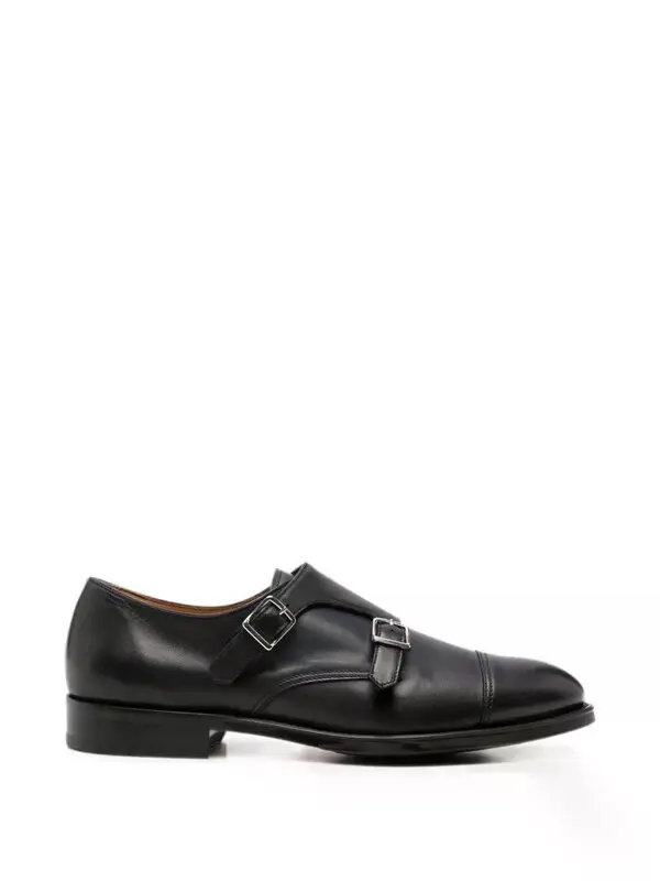 DOUCAL'S Double-buckle Monk Shoes