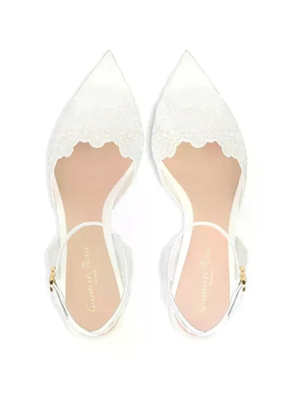 GIANVITO ROSSI Lace Yvonne Sandals