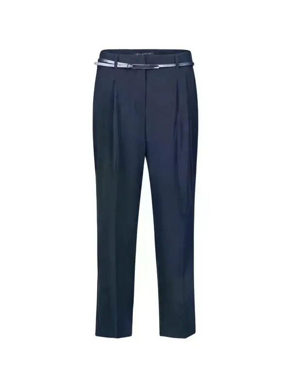 BETTY BARCLAY Belted Pleated Trousers