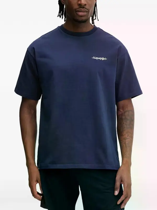 NAPAPIJRI Fluorite Graphic-print Logo-embroidered T-shirt