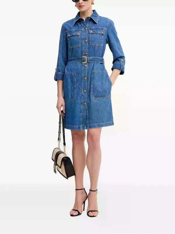Luisa Spagnoli Belted Mini Dress