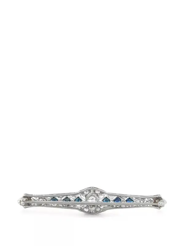LB EXCLUSIVE Diamond And Sapphire Brooch