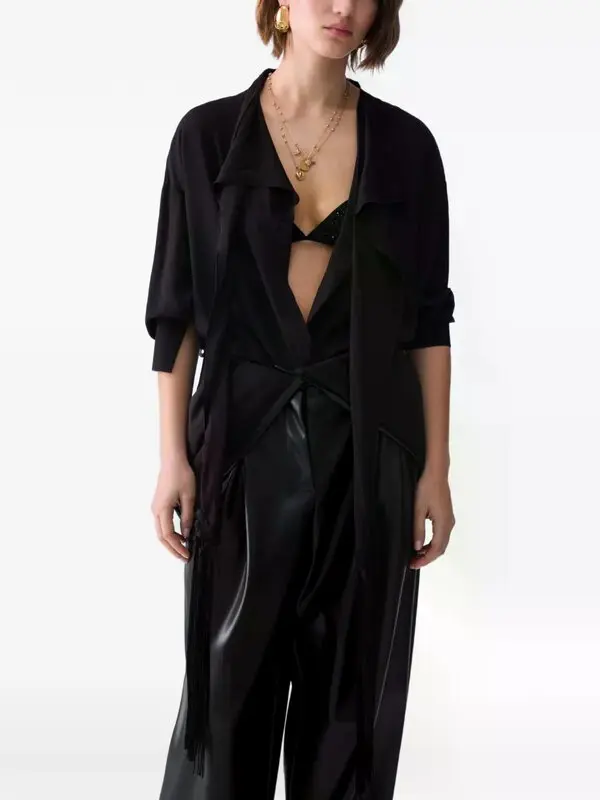 Liu Jo Crêpe De Chine Shirt With Decorative Scarf