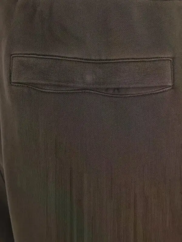 Stone Island Logo-badge Cotton-fleece Track Pants